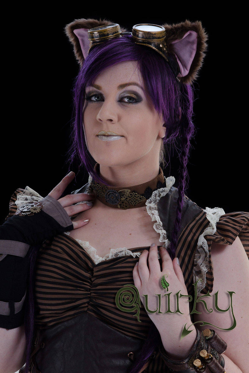 31 COLOURS Cat Ears headband cosplay festival neko rave kitty animal e ...